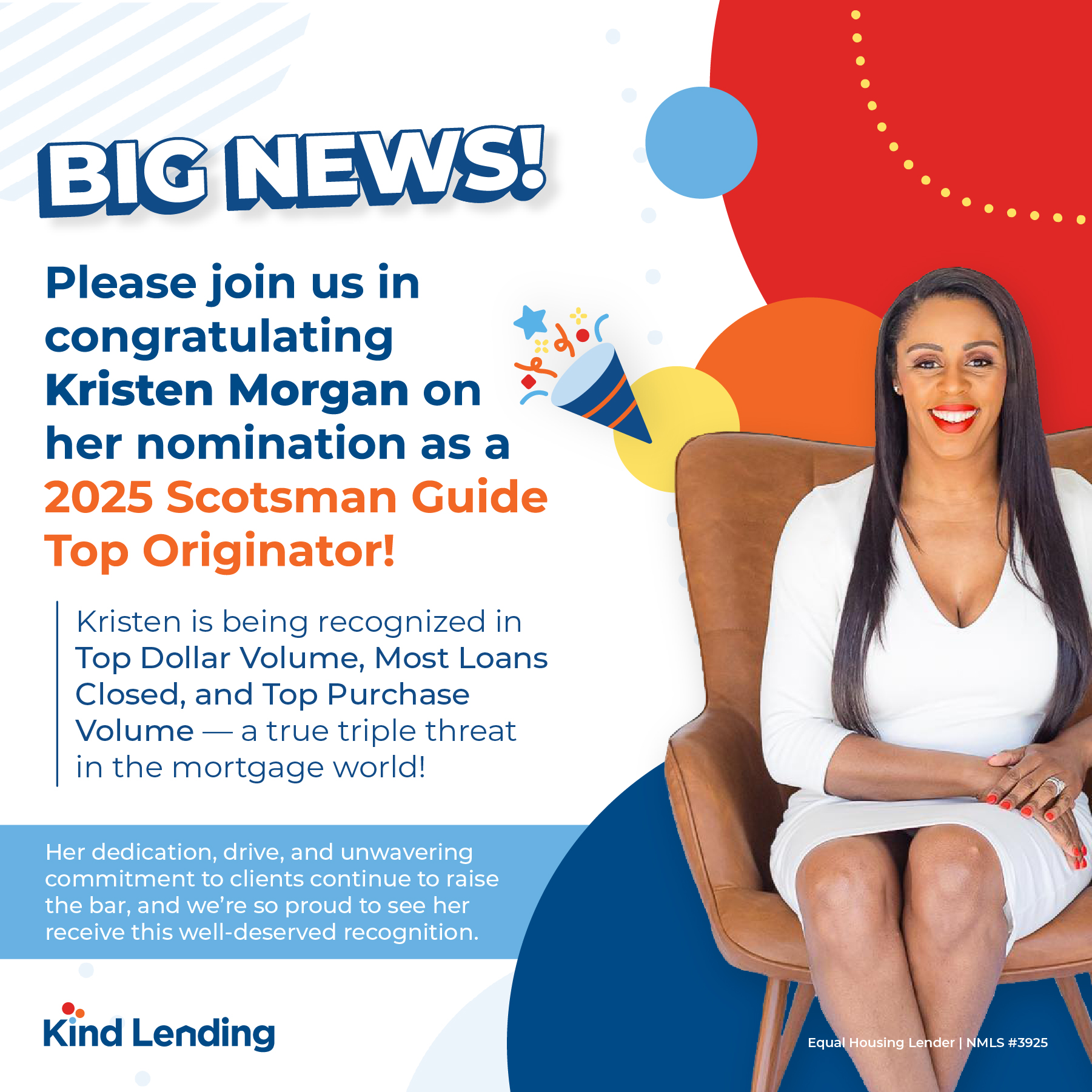 Big News: Kristen Morgan Named 2025 Scotsman Guide Top Originator
